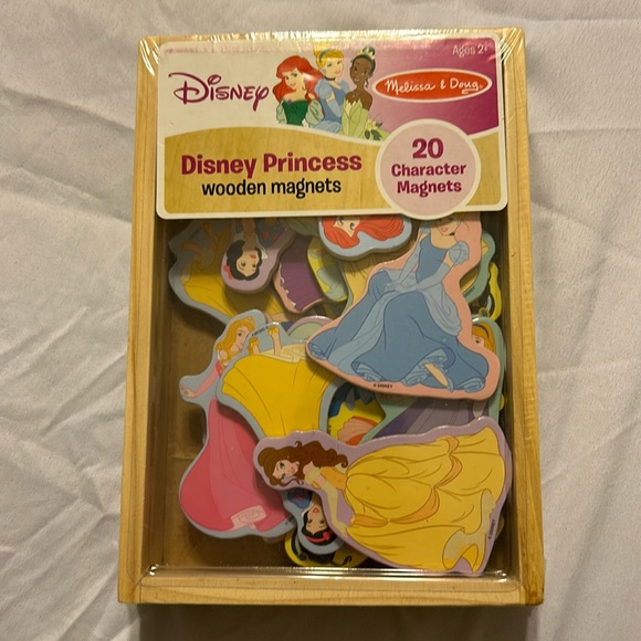 Melissa & Doug | Toys | Melissa Doug Disney Princess Wooden Magnets 2 ...